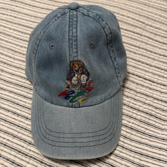Polo Ralph Lauren | Accessories | Polo Ralph Lauren Polo Bear Denim Cap ...